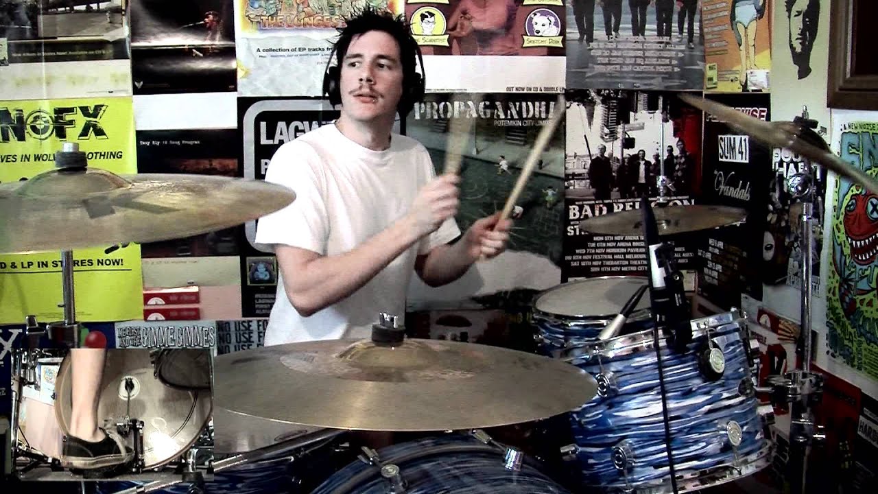 NOFX - The Decline (Complete Drum Cover) [HD] - Kye Smith - YouTube