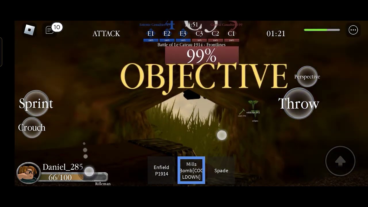 Playing Roblox entrench today so part 1 - YouTube