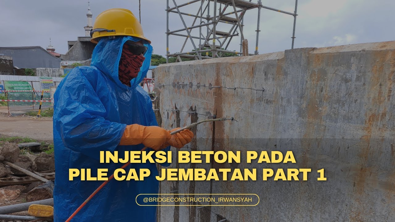 Injeksi Beton Pada Pile Cap Jembatan Part 1 by IRWANSYAH - YouTube