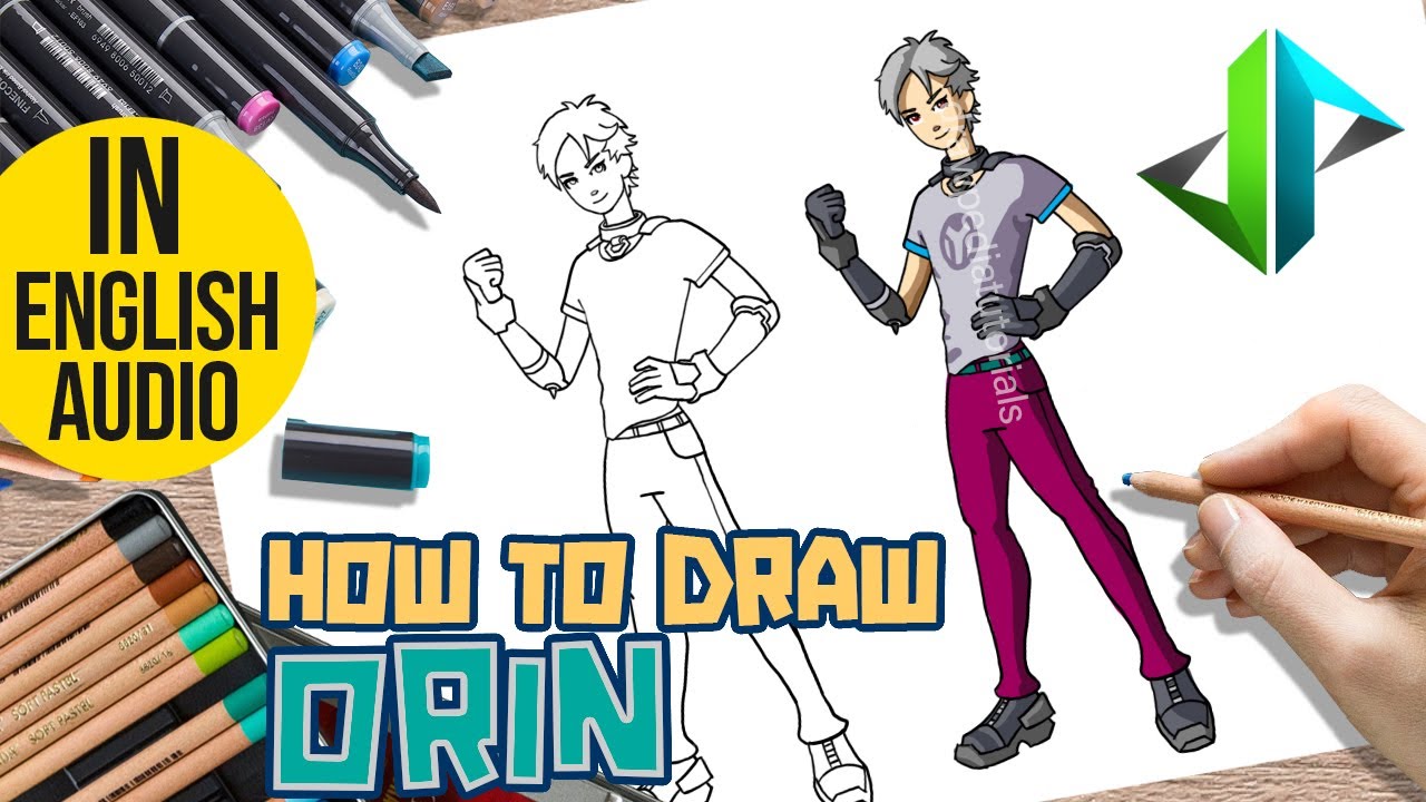 [DRAWPEDIA] HOW TO DRAW *NEW* ORIN SKIN (MALE LEXA) from FORTNITE ...