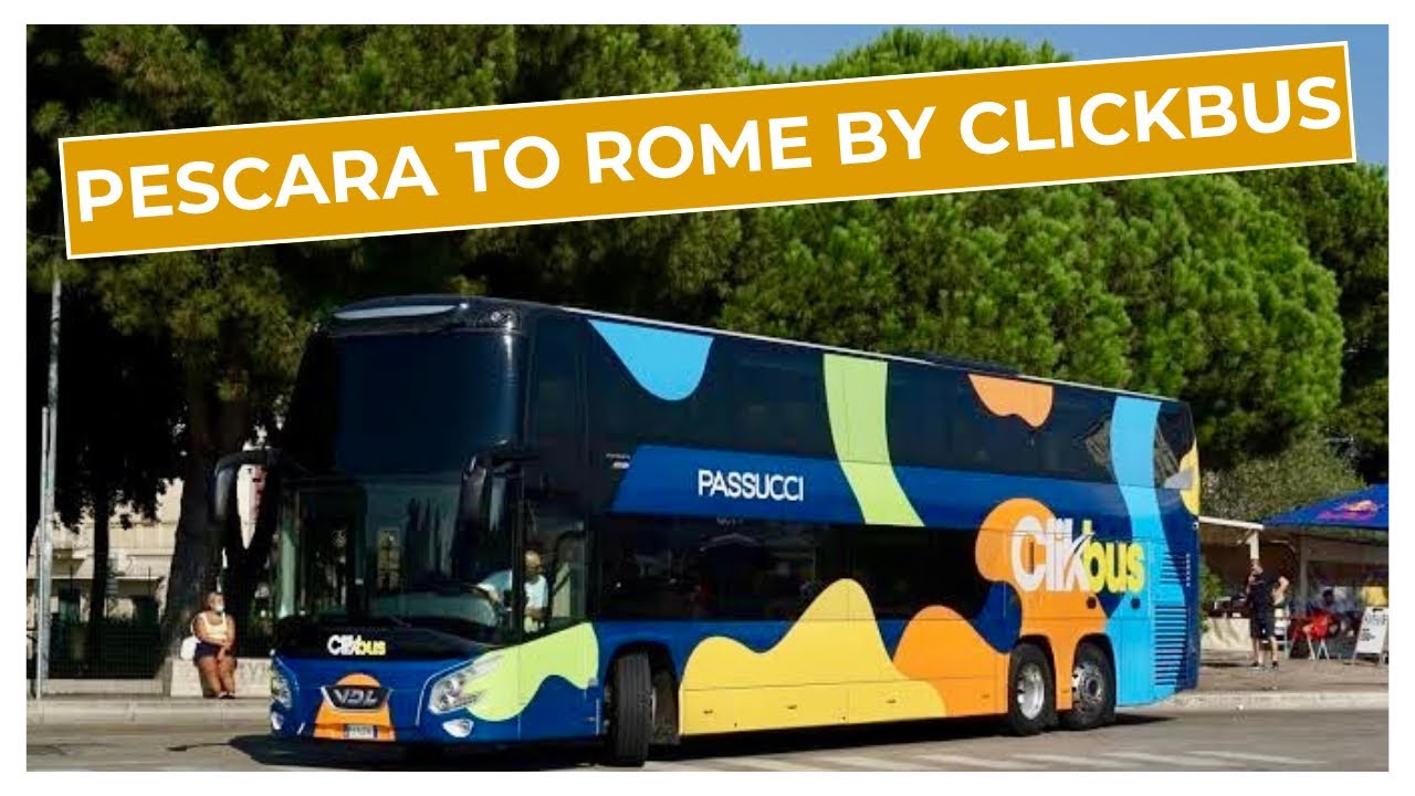 Pescara to Rome by Clickbus | the italian highway | pescara bus - YouTube