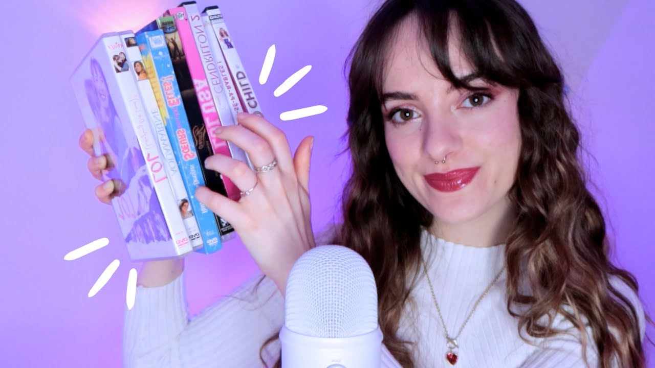 ASMR FR | Tapping sur ma collection de DVD 📹 (chuchotement très proche ...