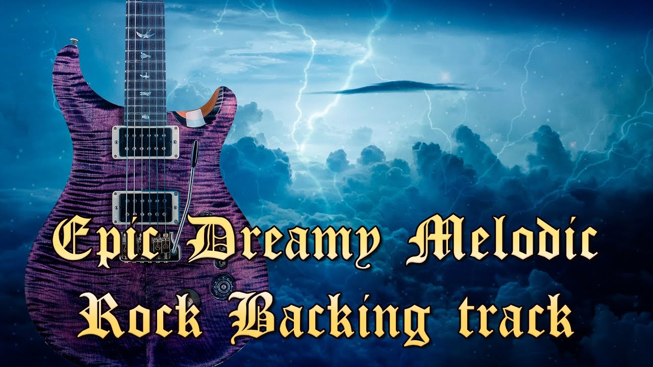 Melodic Rock Backing Track in B Minor (Master of Thunder) - YouTube