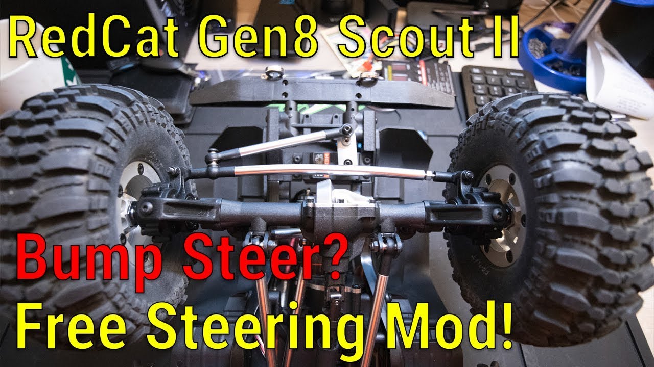 RedCat Gen8 Scout II - Free Steering Mod - YouTube