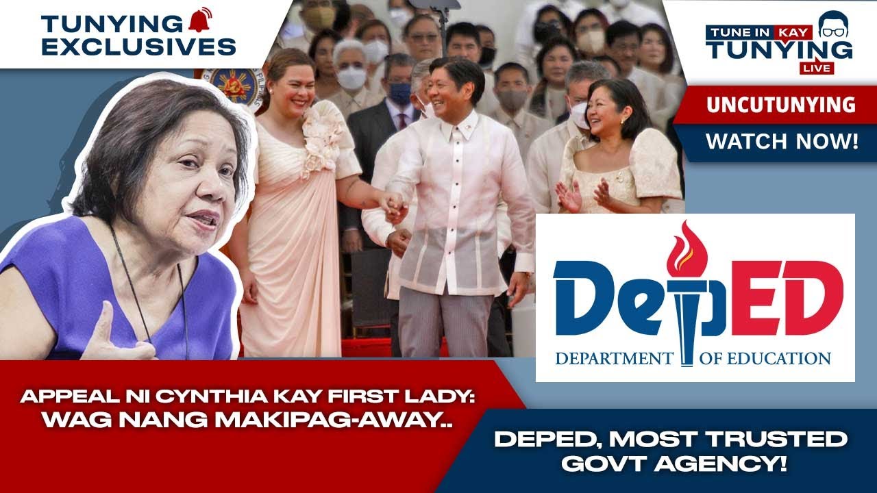 Appeal Ni Cynthia Fl Liza At Vp Sara Dapat Magbati Na Deped