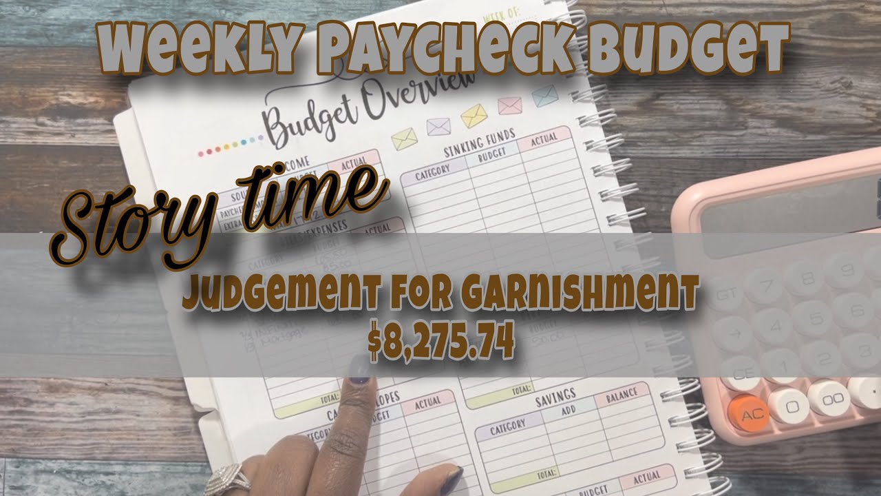 Paycheck Budget | STORY TIME | Weekly Budget - YouTube