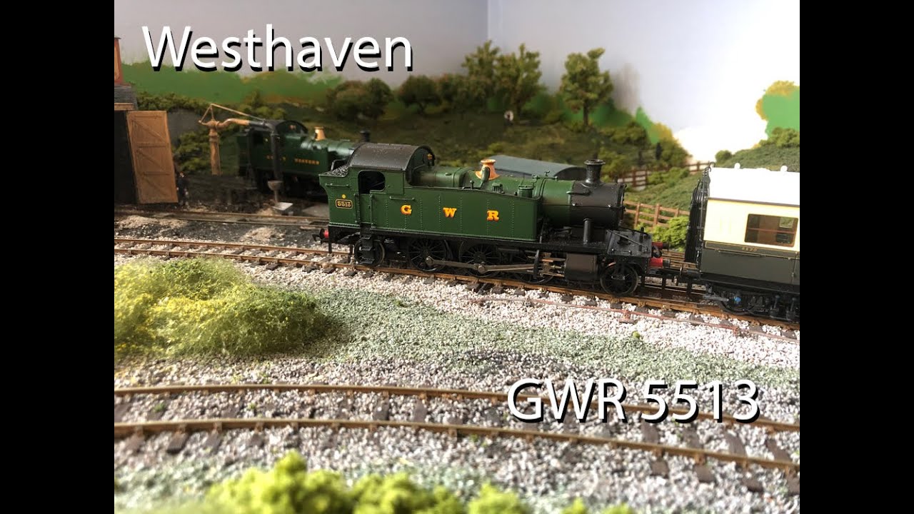 GWR small prairies 5513 and 4555 in Westhaven - YouTube