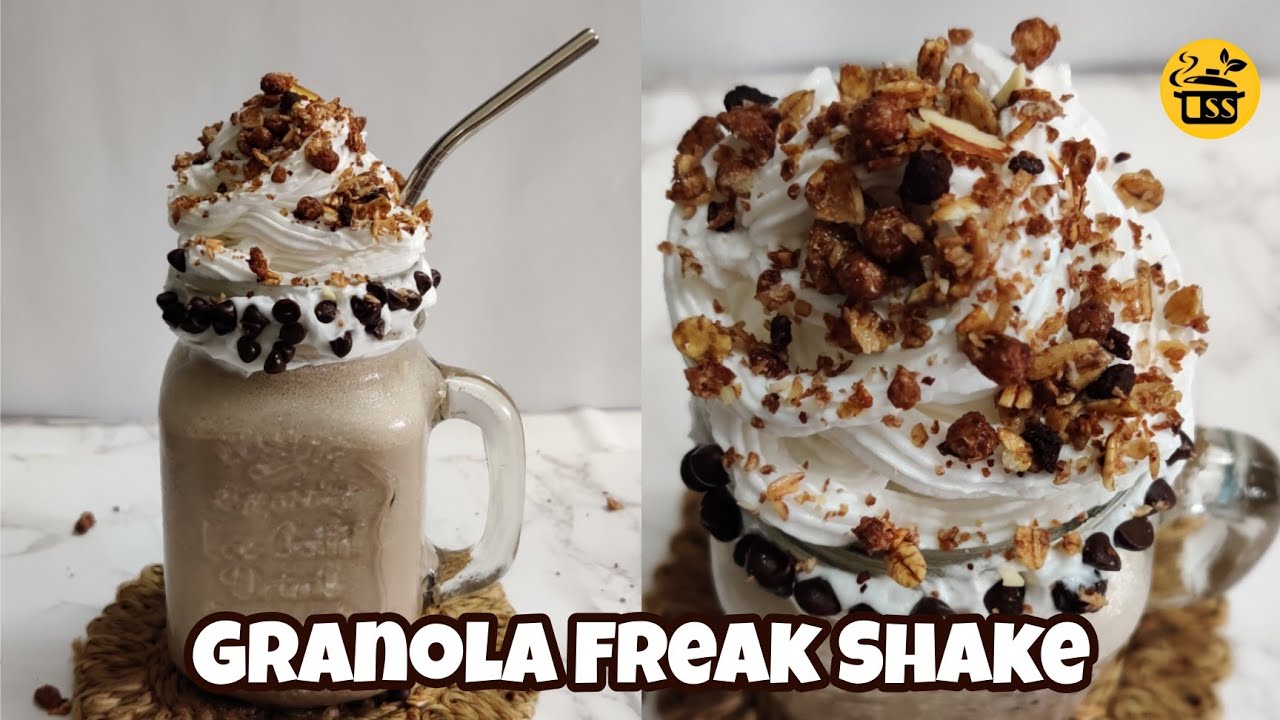 Granola Freak Shake | Cafe Style Freak Shake | Chocolate Thick Shake ...