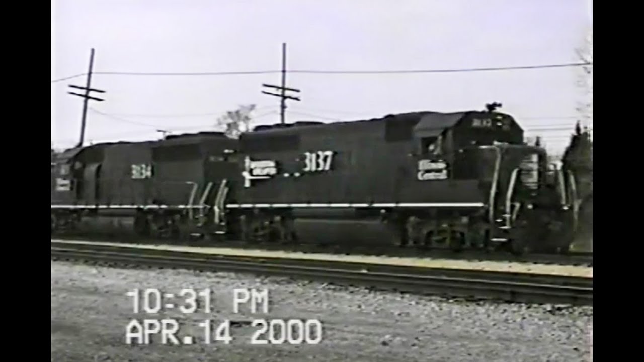 Trains of Chicago - April 14-15 2000 - YouTube