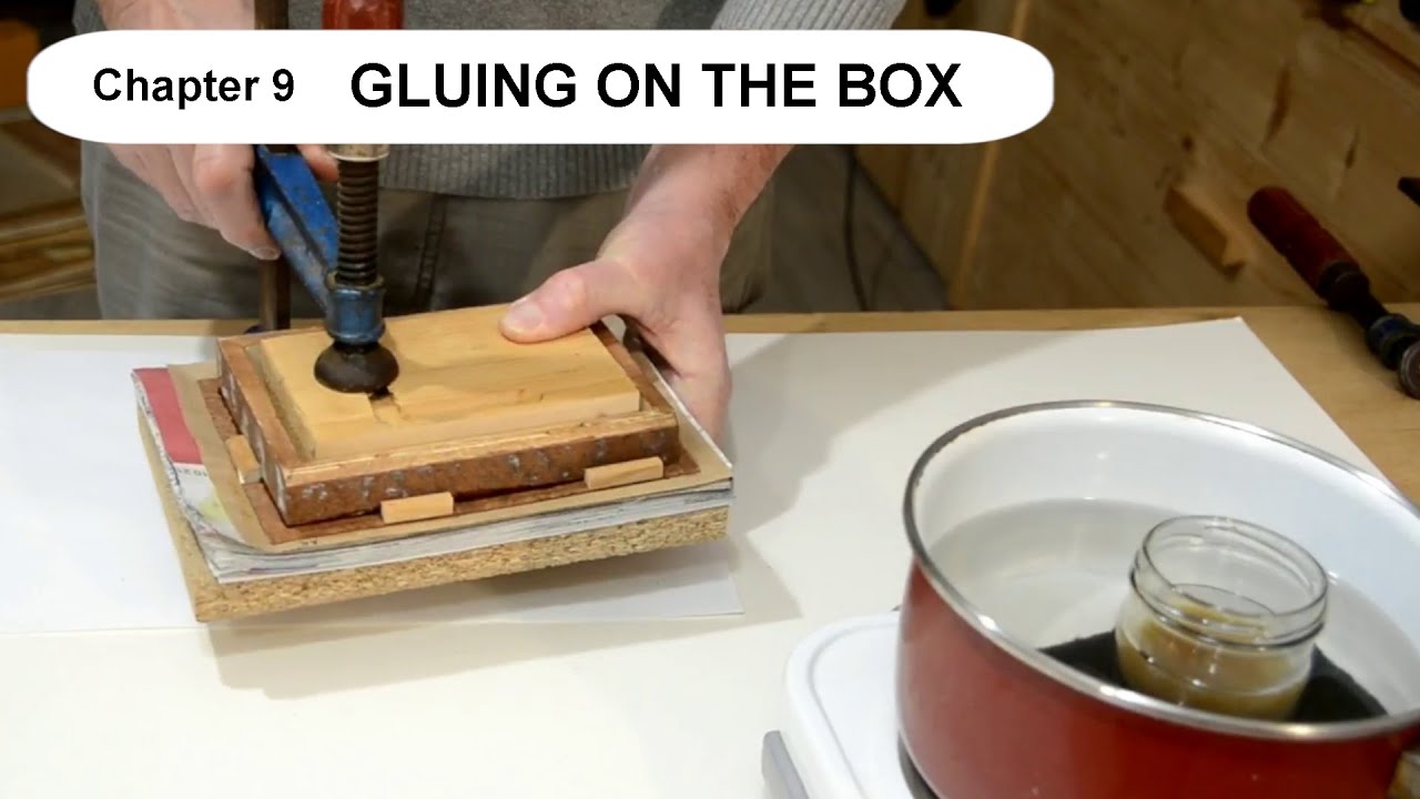 09 Gluing on the box - YouTube