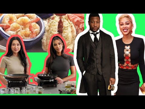 Meagan Good & Jonathan Majors eat at a Family eatery. Kim Kardashian ...