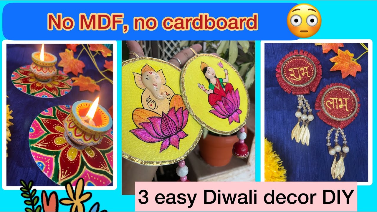 3 easy diy for Diwali | part- 1| festive diy | Diwali decor diy ideas ...