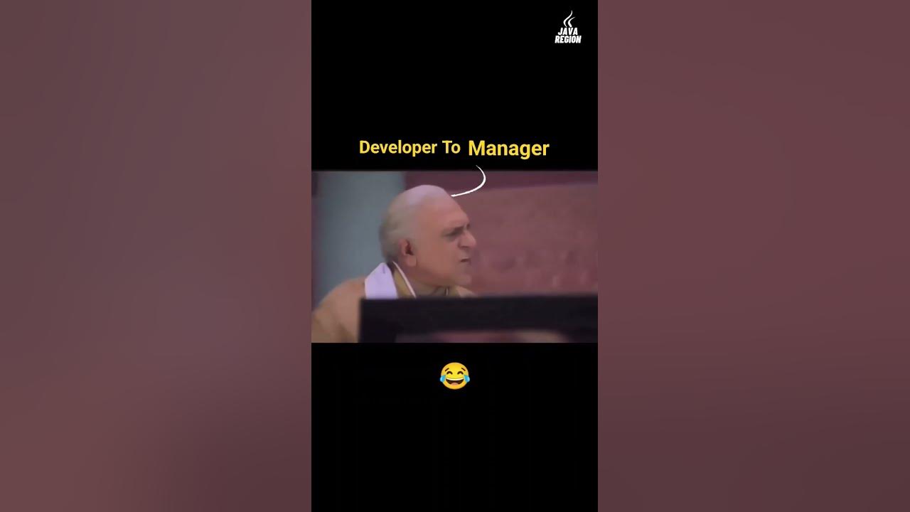 Frustrated Developer To Manager Be Like ๐ Itmemes Funny Codingmemes Programmingmemes Youtube