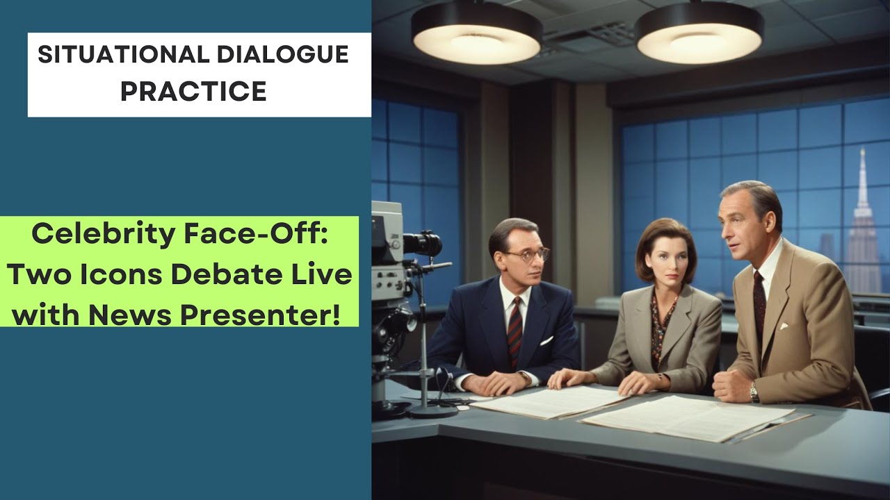 Celebrity Face-Off: Two Icons Debate Live with News Presenter ...