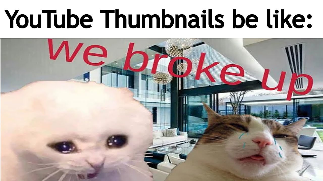 YouTube thumbnails be like: - YouTube