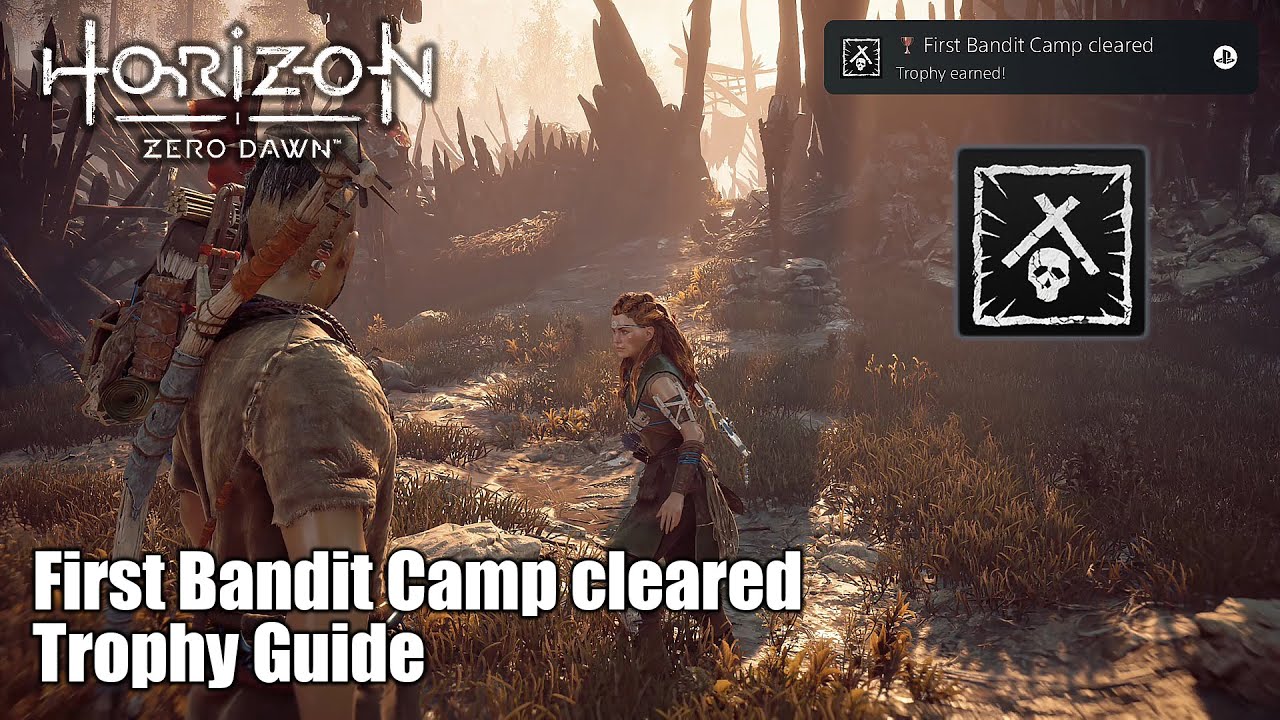 Horizon Zero Dawn • First Bandit Camp cleared Trophy Guide (Took back a ...
