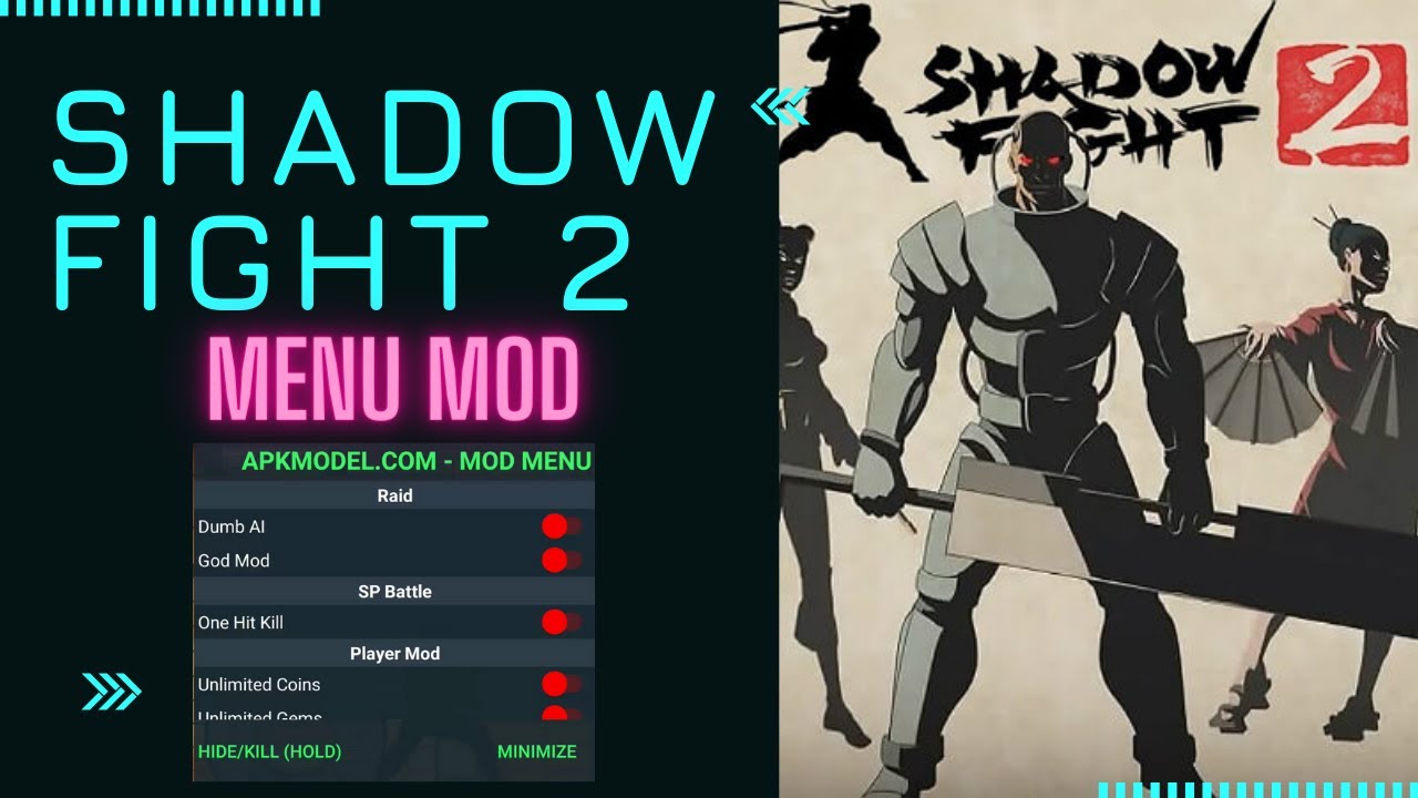 SHADOW FIGHT 2 VÀ BẢN MOD MỚI NHẤT QUÁ CHẤT VÀ ĐÃ!!!! - APKMODEL - YouTube