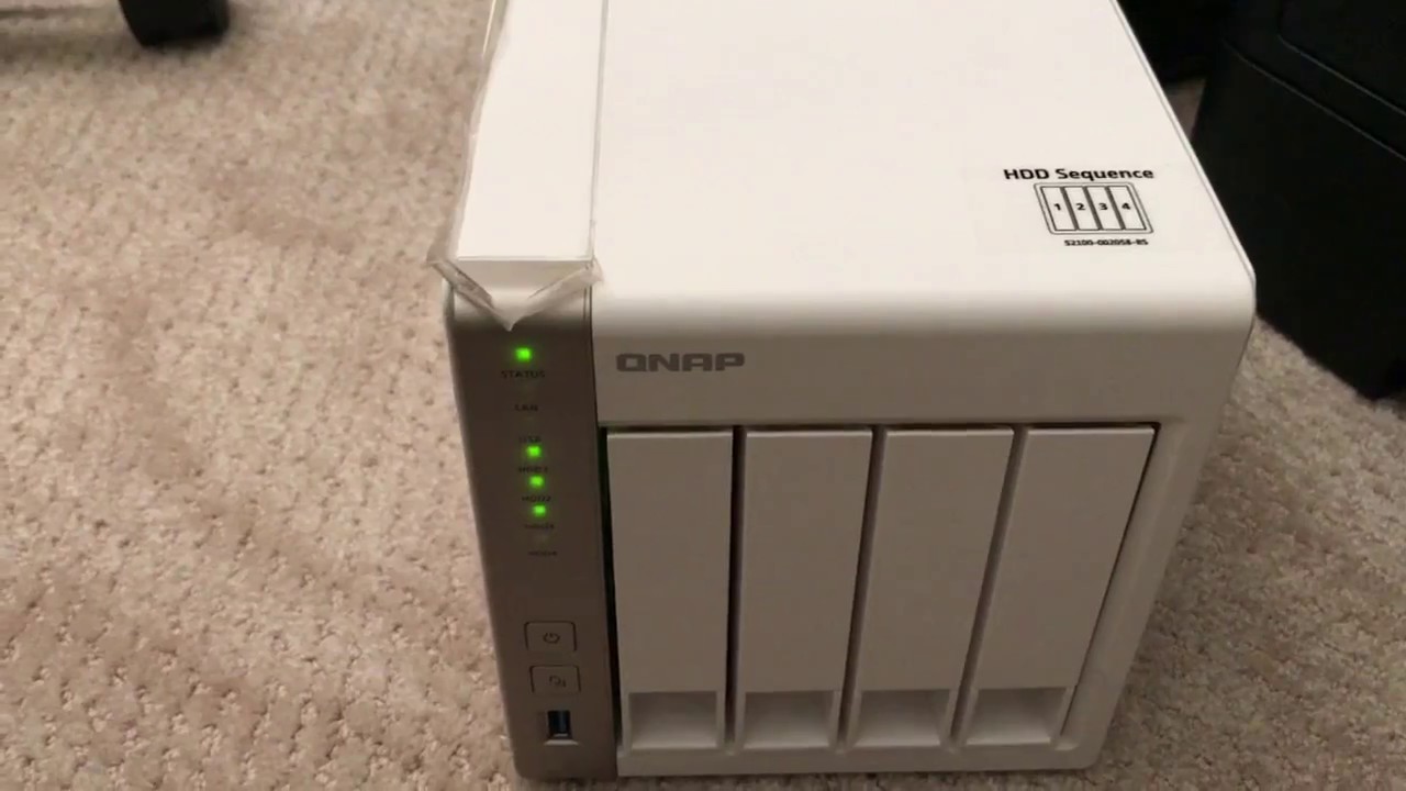 Qnap power on and then off within seconds - YouTube