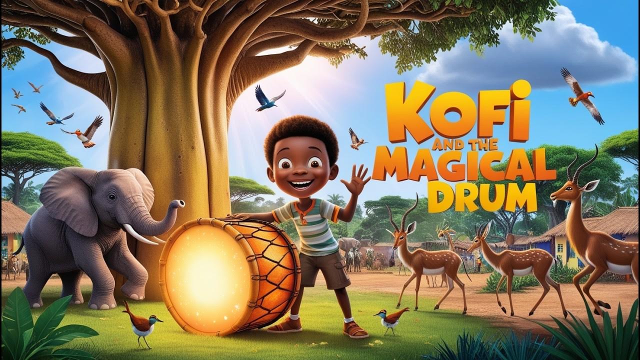 Kofi and the Magical Talking Drum | African Folktale for Kids | Xonxon ...