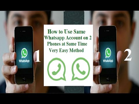 How to Use Same Whatsapp Account on 2 Phones at Same Time - YouTube