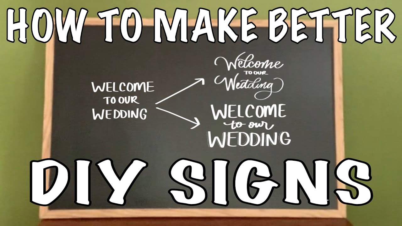 Beginner DIY Signage Mistakes | How to Make Better Signs - YouTube