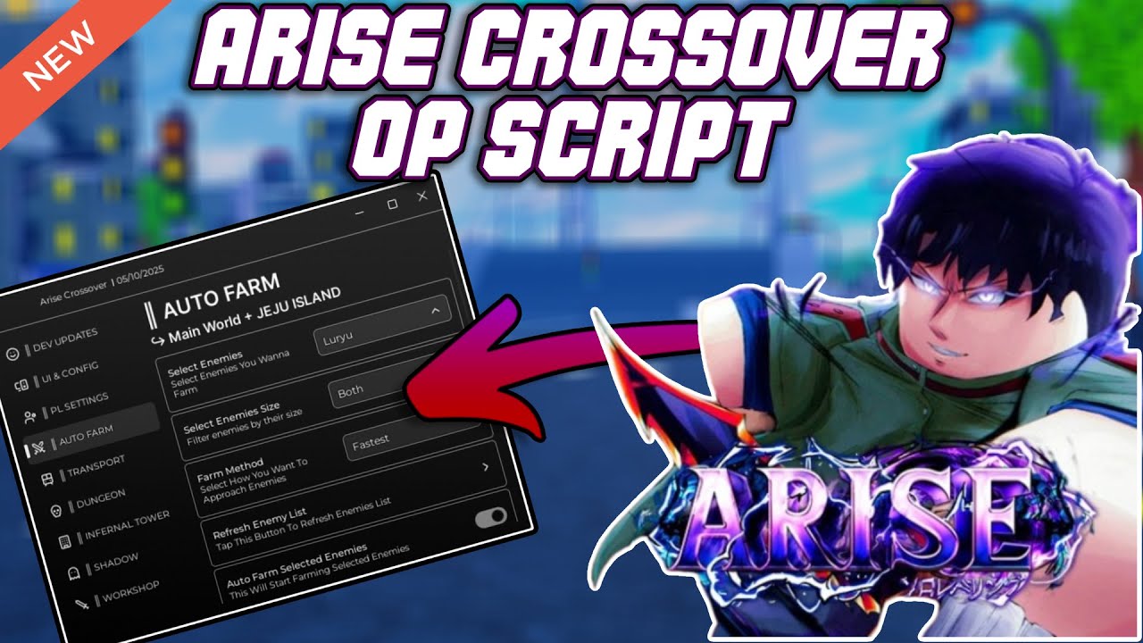 [NEW] Arise Crossover OP Script (2025) PASTEBIN - Auto Farm | Kill Aura ...