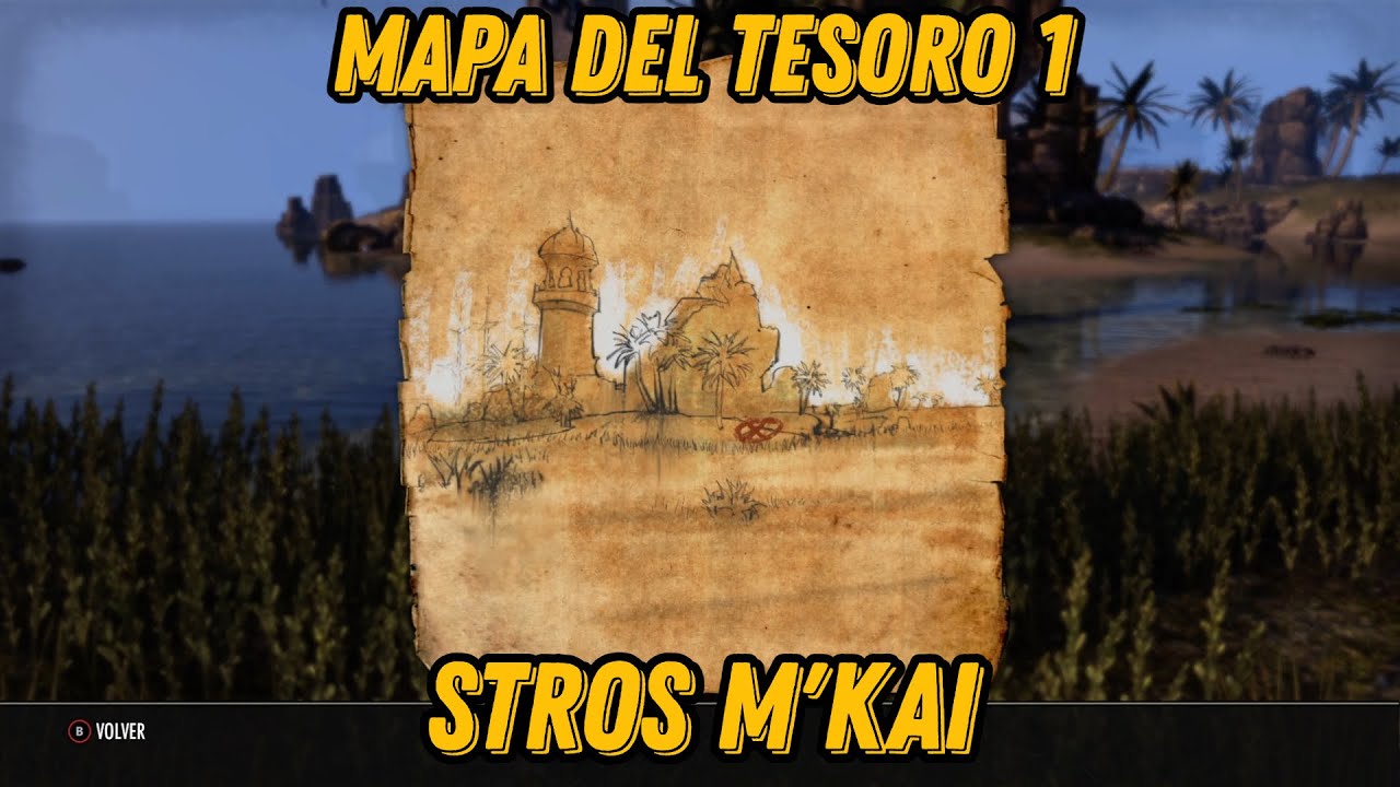 Mapa Del tesoro Stros M'Kai 1 | The Elder Scrolls Online - YouTube