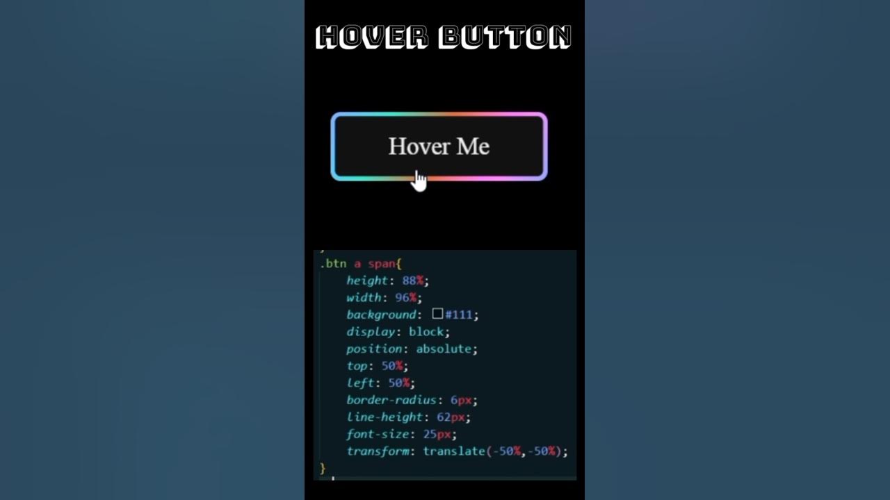 Button With Border Hover Animation In Css Html Css Programming