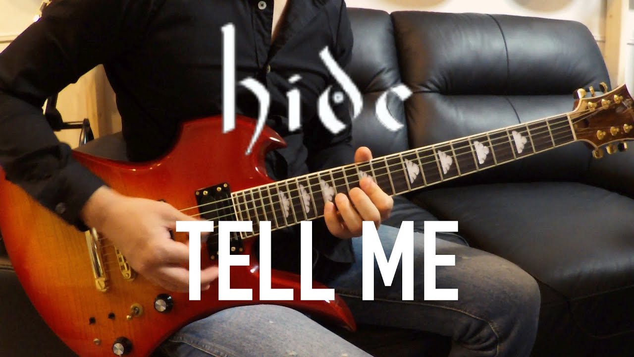 hide / TELL ME (1994 Live Ver.) / Guitar Cover - YouTube