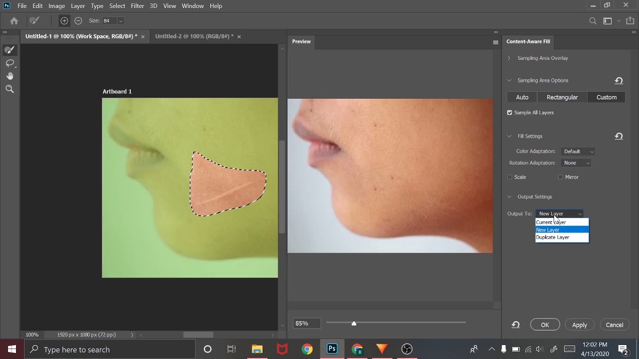 How to remove scars from a persons face in Adobe Photoshop - YouTube