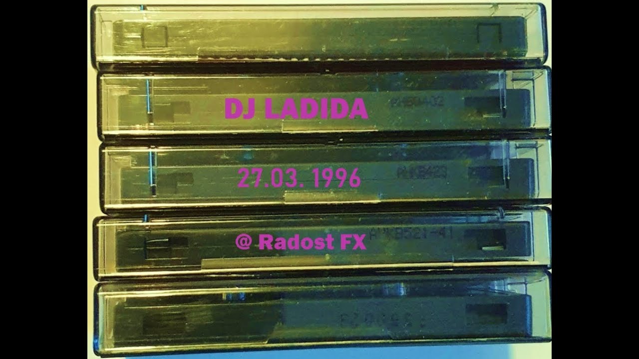 DJ LADIDA (CZ) 27.03.1996 @Radost FX (Prague) TECHNO ACID TRANCE - YouTube