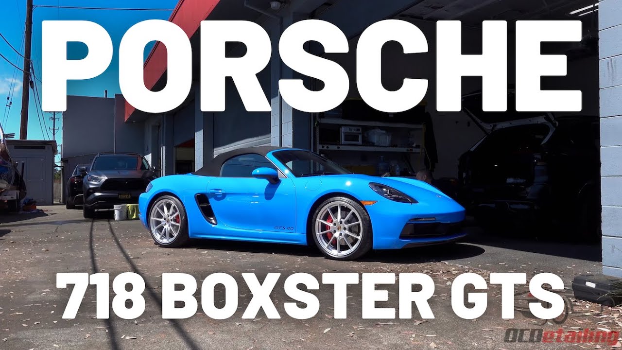 2023 Porsche 718 Boxster GTS - Shark Blue - STEK DYNOshield Paint ...