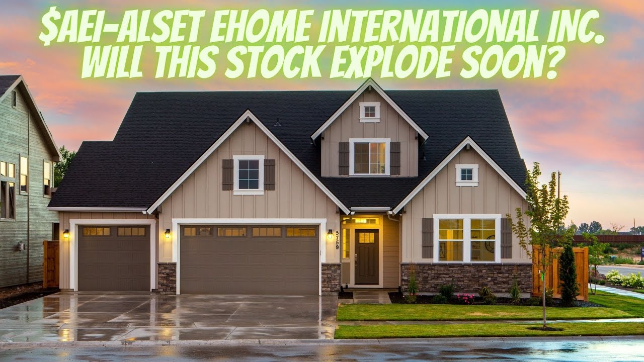 #AEI-Alset EHome International Inc. Will This Stock Explode Soon? - YouTube