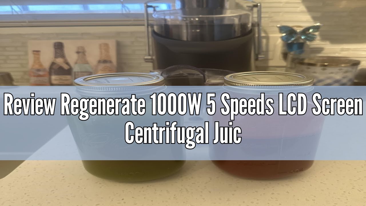 Review Regenerate 1000W 5 Speeds LCD Screen Centrifugal Juicer Machines ...