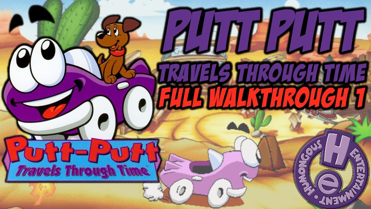 Putt Putt Travels Through Time Full Game Playthrough 1 Youtube