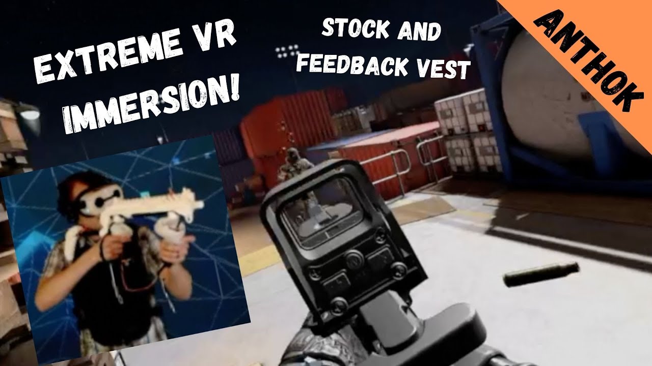EXTREME VR IMMERSION! - Pavlov VR with Stock and Haptic Vest - YouTube