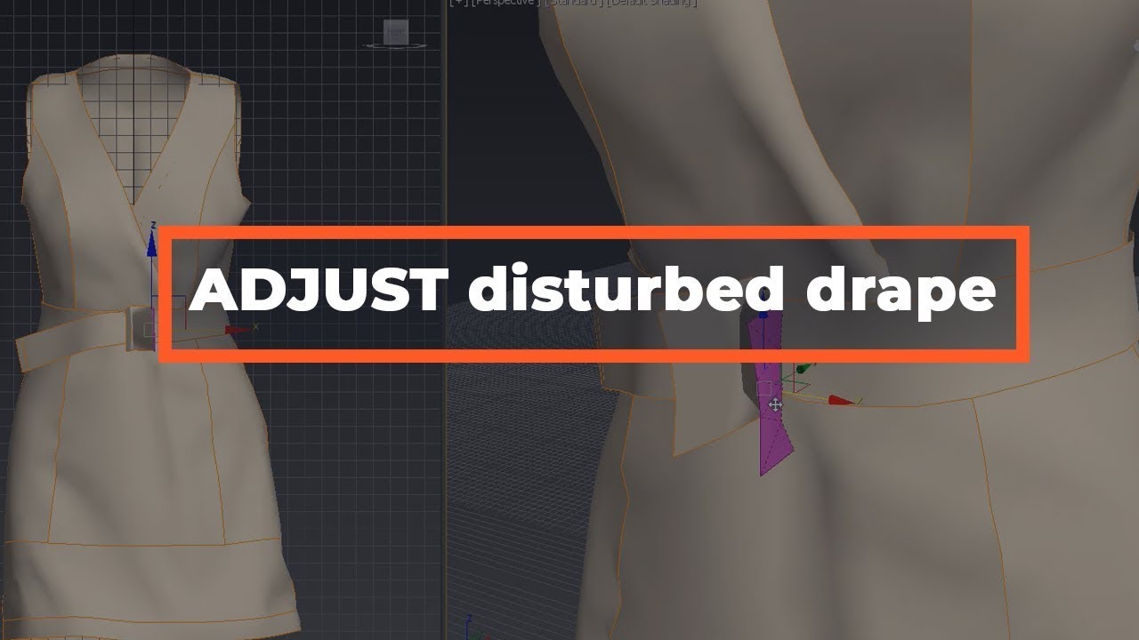 Adjust Disturbed Drape - TUKA3D (2020) | 3D Fashion Design and Fit ...