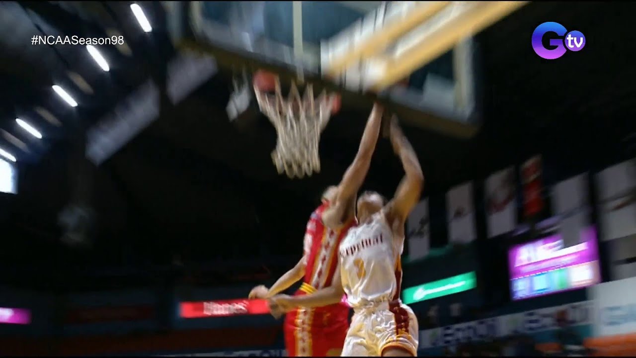 Kenneth Villapando with the chasedown block! #NCAASeason98 - YouTube