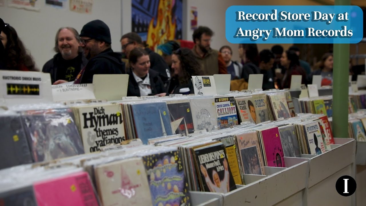 Tune into Record Store Day at Angry Mom Records - YouTube