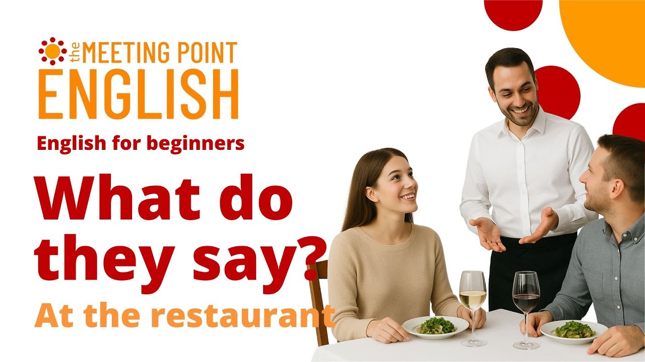 What do they say? At the restaurant. - YouTube