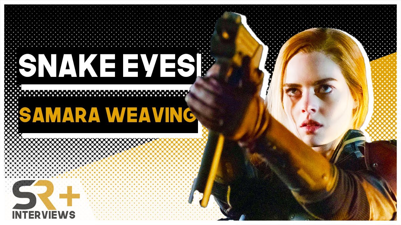Samara Weaving Interview: Snake Eyes - YouTube