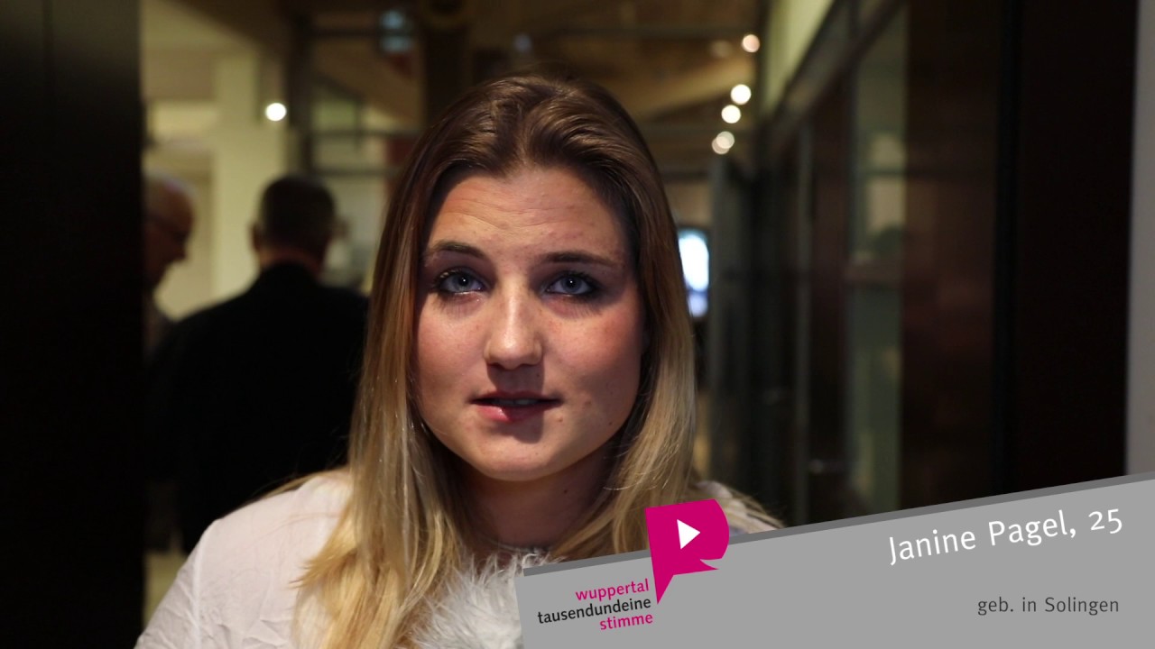Wuppertal 1001 Stimme - Janine Pagel - YouTube