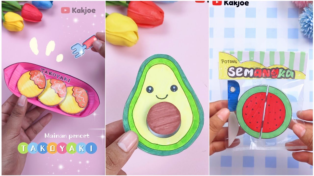 4 membuat Mainan Dari Kertas - Kompilasi Shorts Kak joe - Diy - YouTube