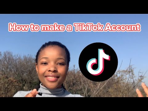 How to make a TikTok account - YouTube