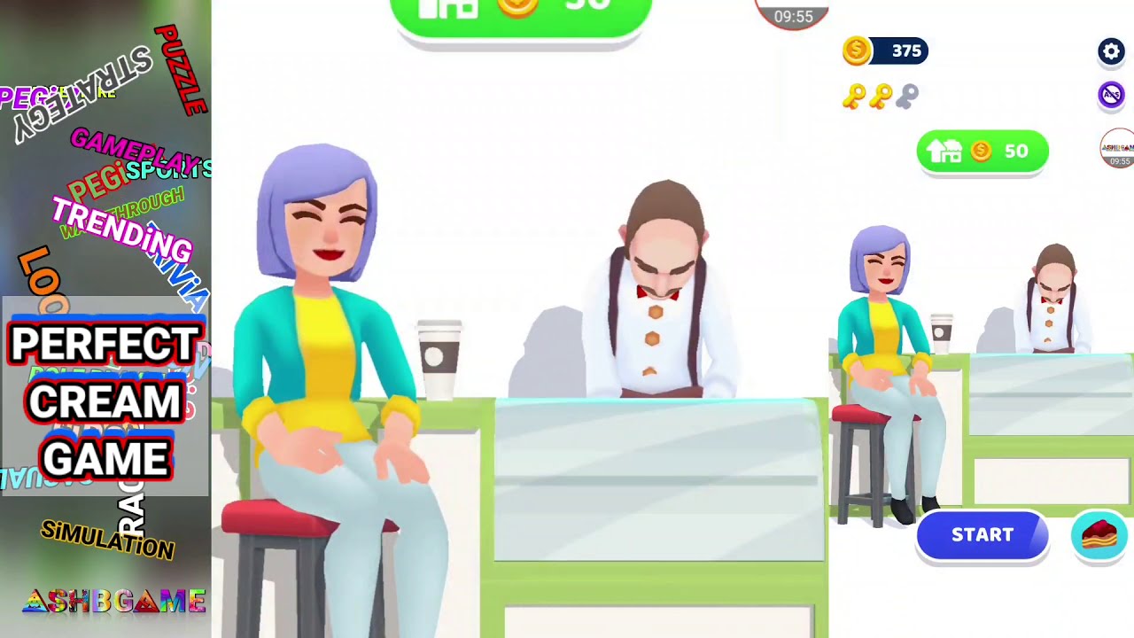 GAME, Perfect Cream Gameplay - YouTube