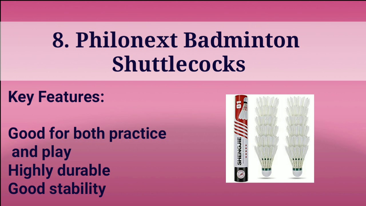 Best Feather Shuttlecocks 2019 - YouTube