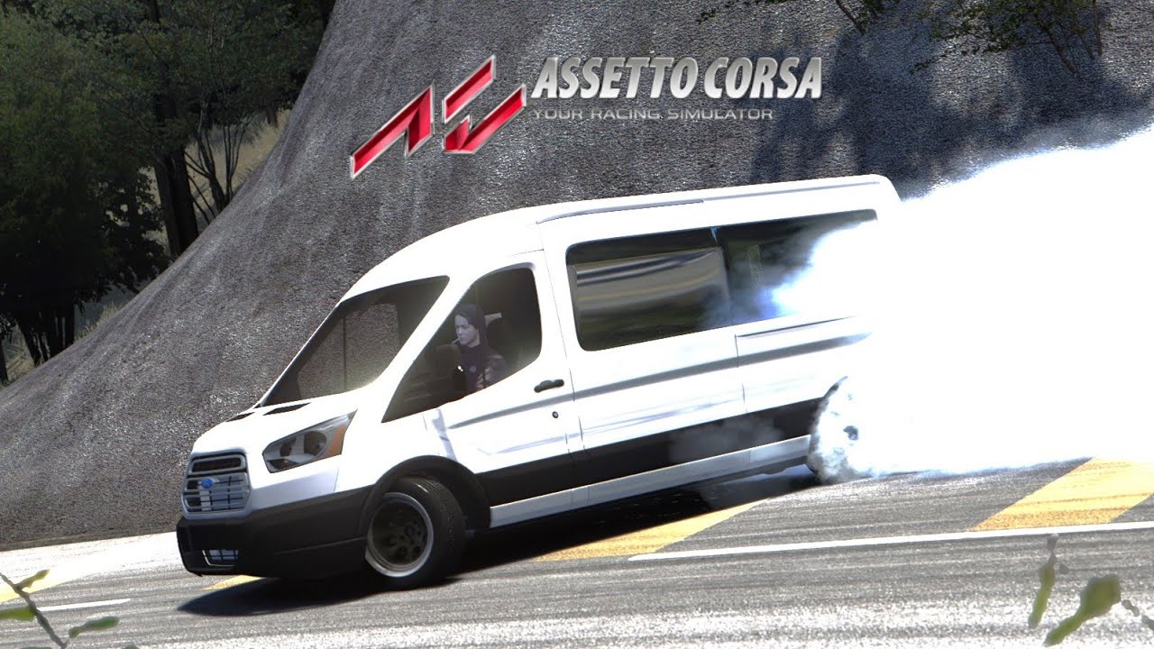 Drifting Ford Transit V8 - YouTube