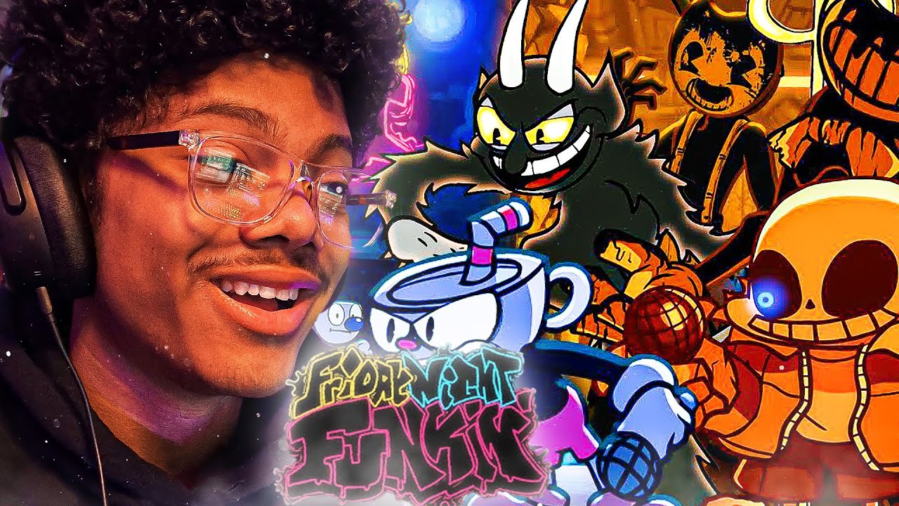 NO WAY THEY PUT CUPHEAD IN FNF..... | indie cross (part 1) - YouTube