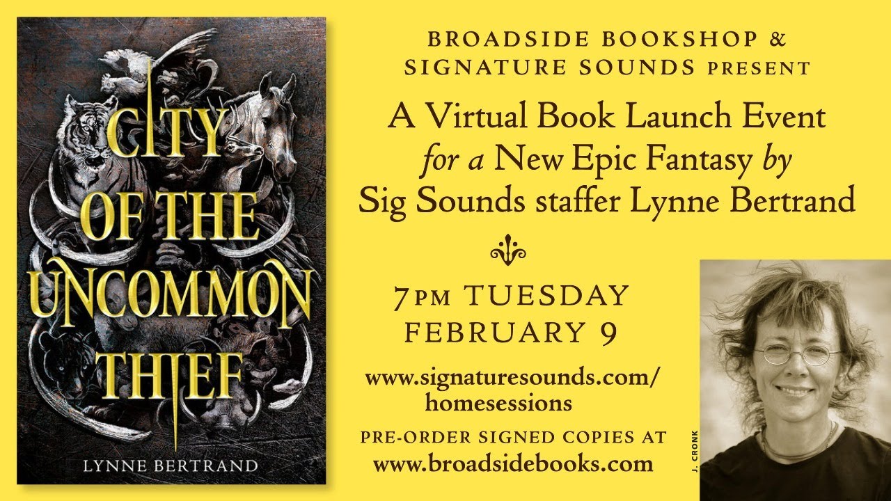 City of the Uncommon Thief - A Virtual Book Launch Event w/ Lynne ...