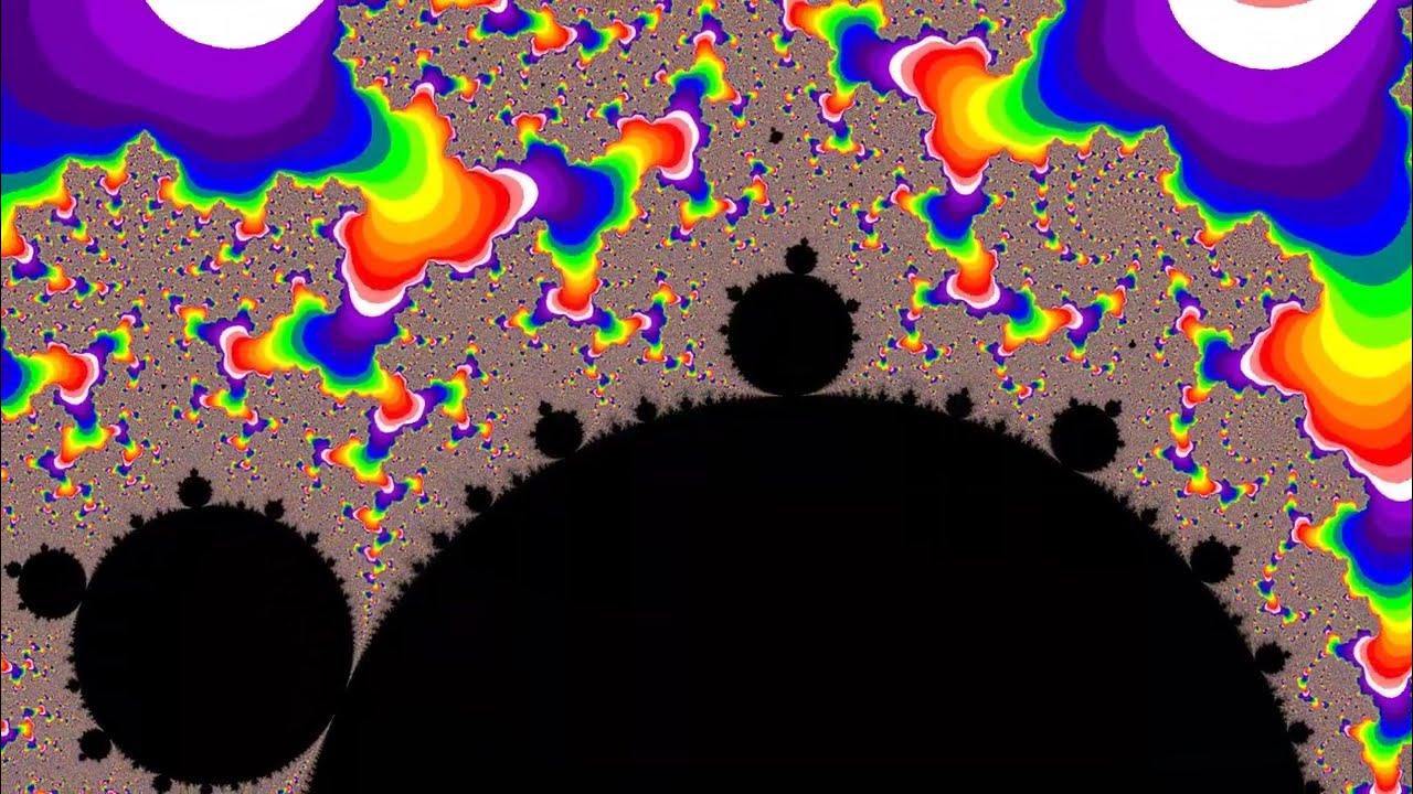 RAINBOW COLORS - Mandelbrot Set Zoom Out - YouTube